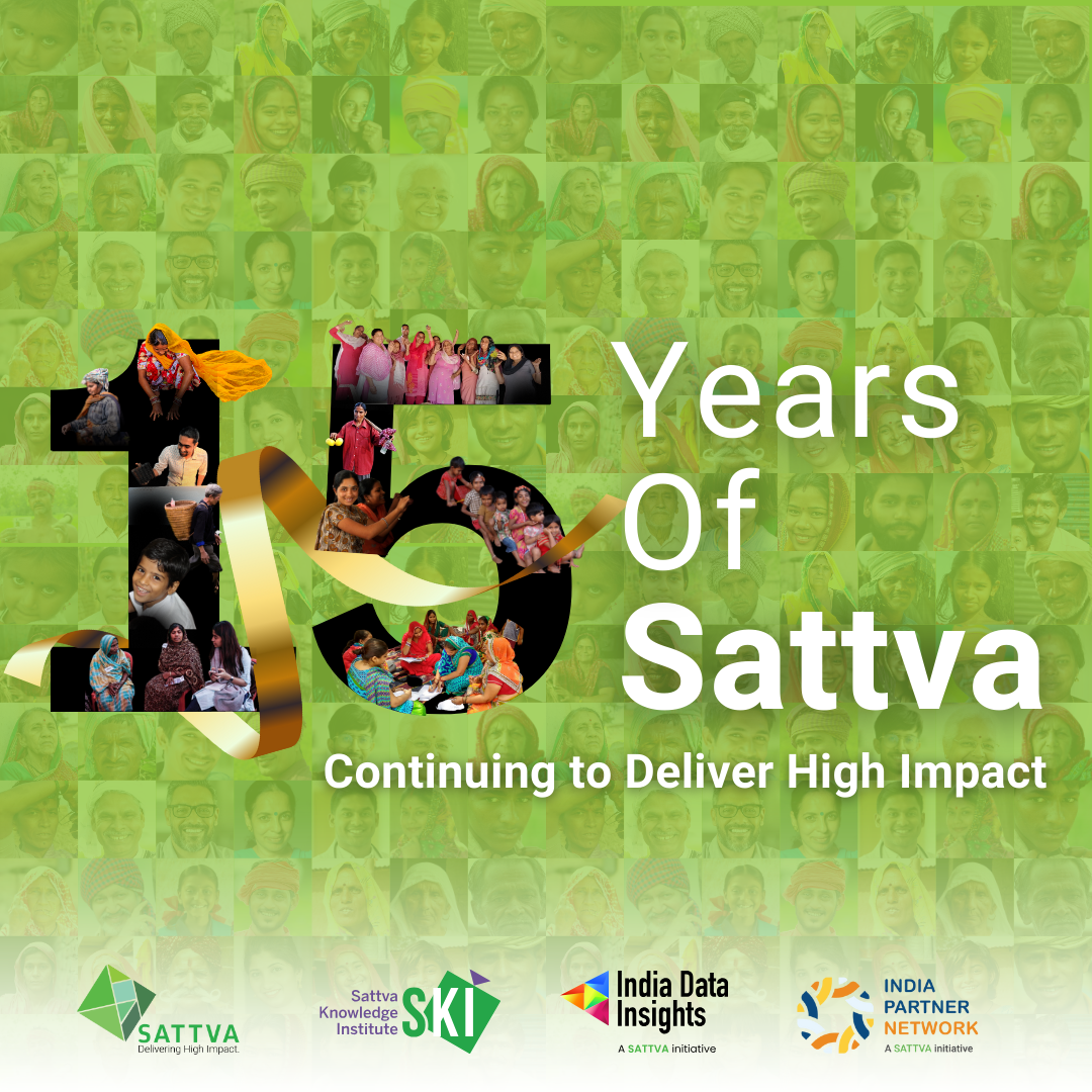 Celebrating 15 Years of Delivering High Impact - Sattva Consulting Celebrating 15 Years of Delivering High Impact - Sattva Consulting