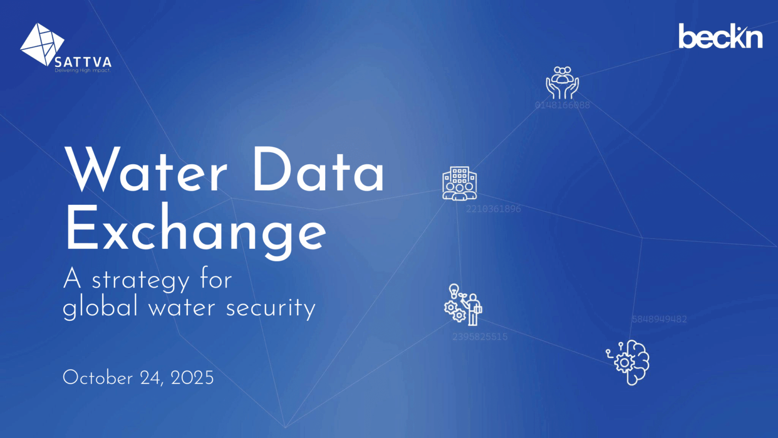Water Data Exchange: A Strategy for Global Water Security - Sattva ...